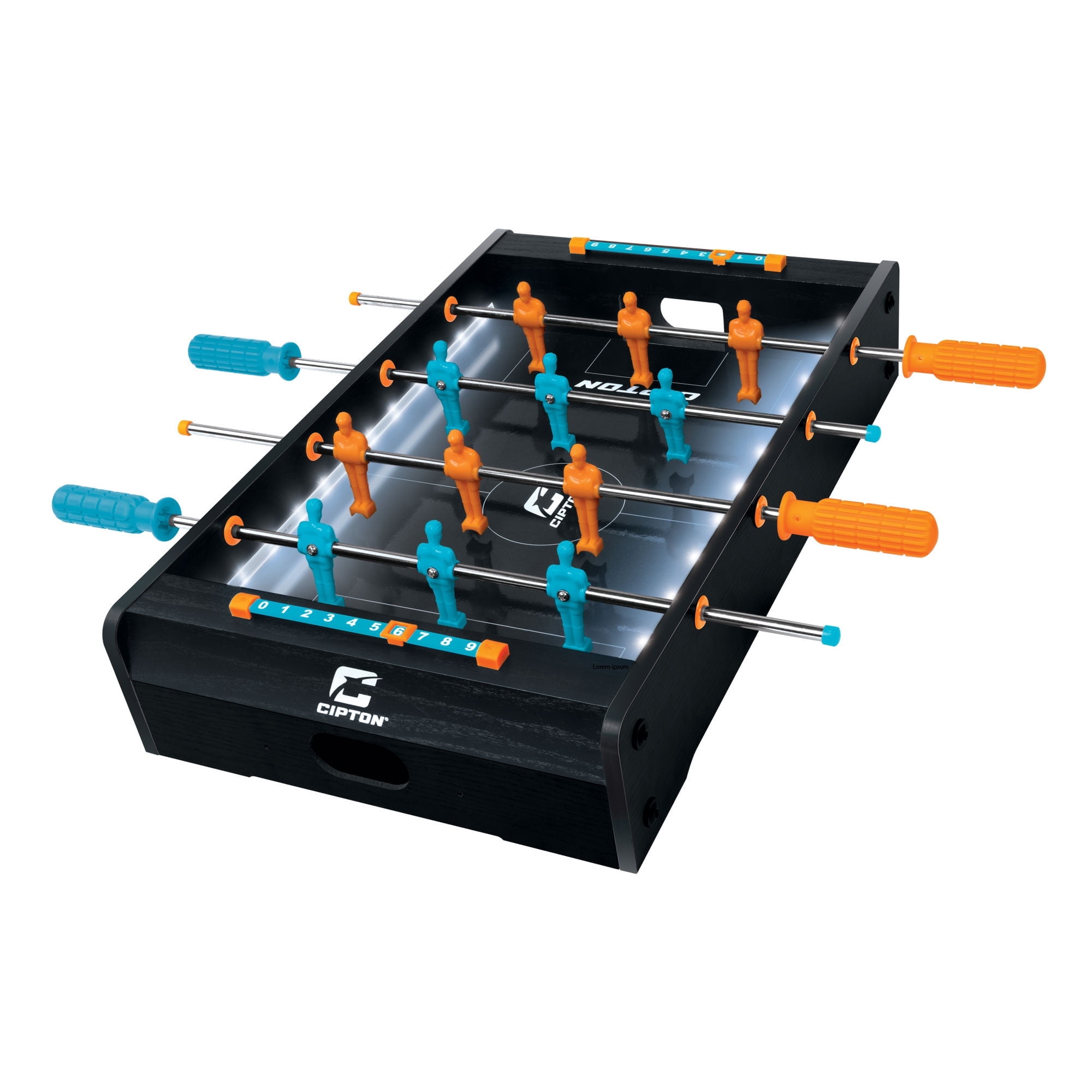 Cipton LED Light Up Mini Foosball Table Set, Top Kids Mini Family Air ...