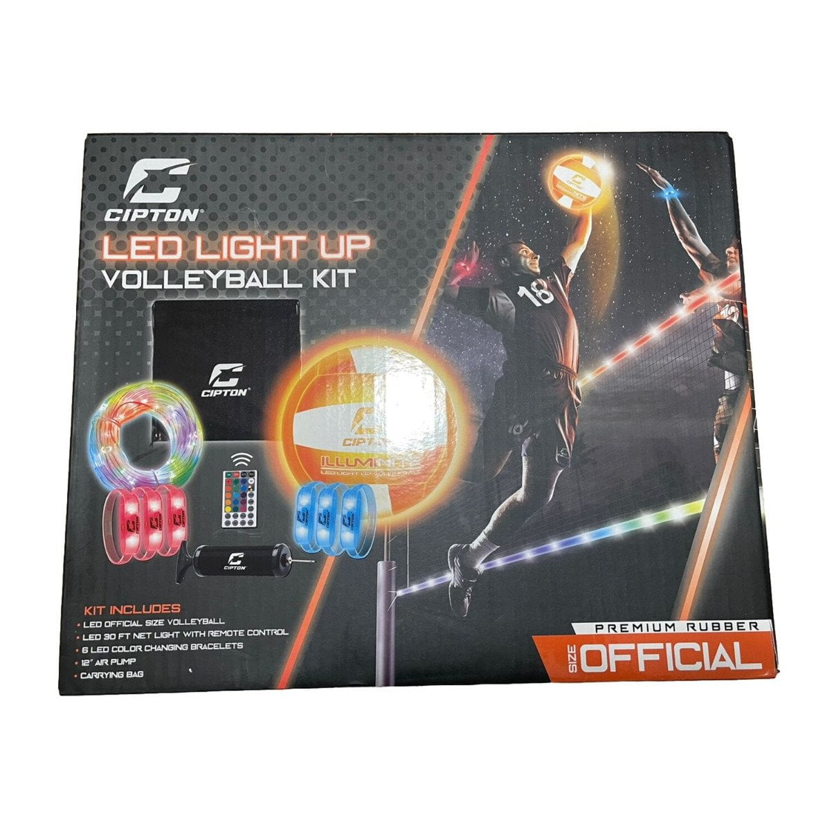 Cipton Sports LED Volleyball Kit- - Walmart.com