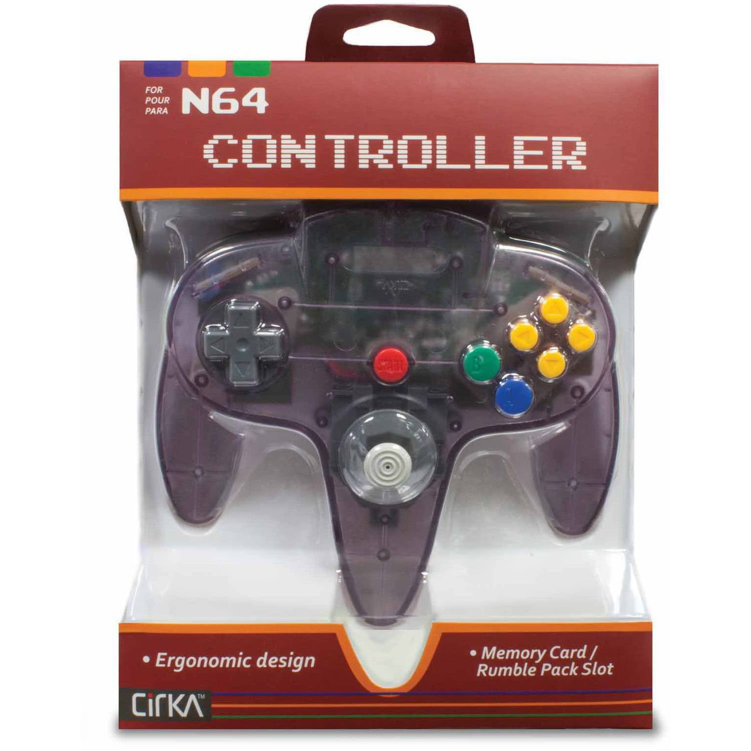 CirKa Controller for N64 (Atomic Purple) - Walmart.com