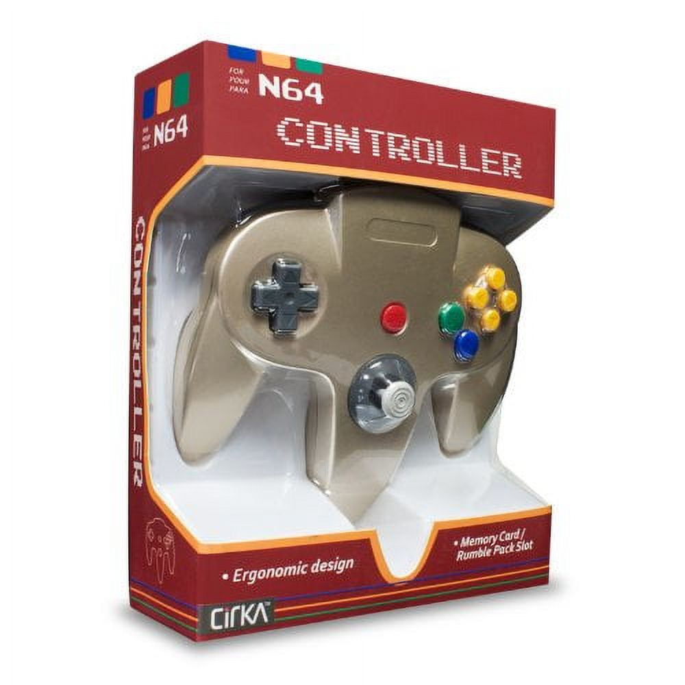 CirKa Controller for N64 (Gold) - Walmart.com