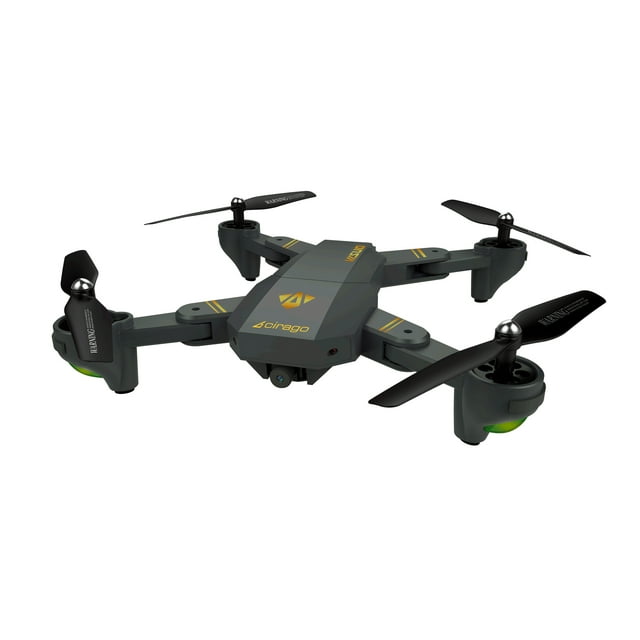 Cirago 2.4GHz 6-Axis Gyro Remote Control Foldable Wifi Drone ...