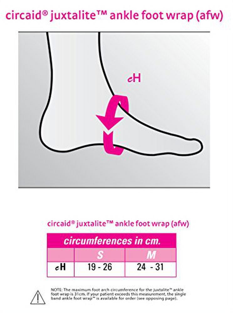 CircAid Juxtalite Ankle and Foot Compression Wrap for added coverage ...