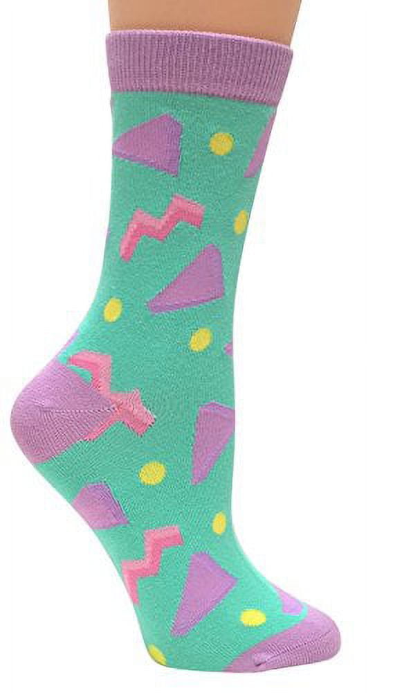 Circa 1990s, Anydaze Womens Crew Socks, with Soft Combed Cotton and ...