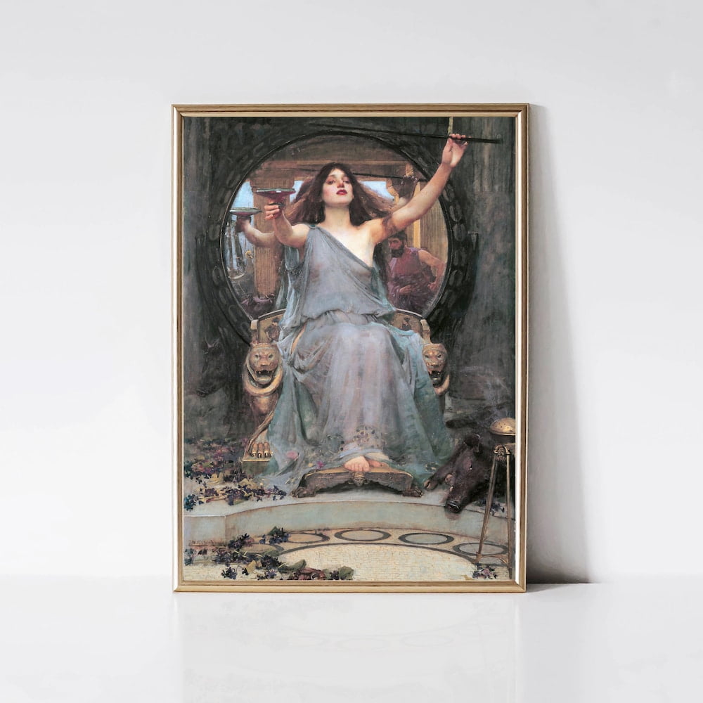 Circe Offers Cup To Ulysses John William Waterhouse, Pre-Raphaelite Art ...