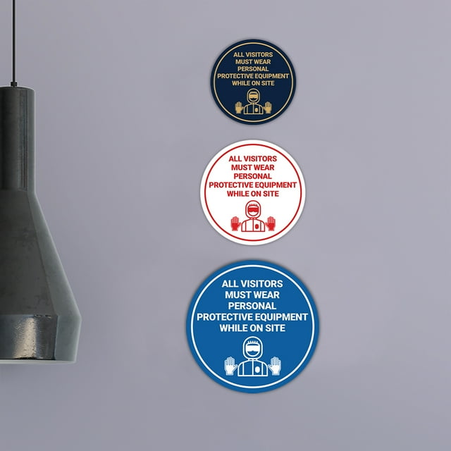 Circle All Visitors Must Wear Personal Protective Equipment While On ...