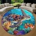 Circle Area Rug, Heart Washable Non-Slip Floor Carpet, Soft Rug for ...