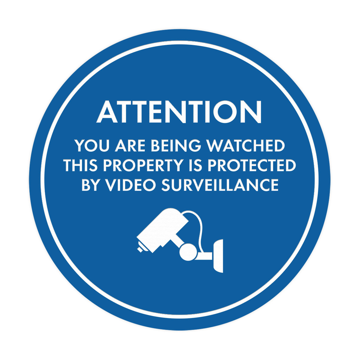 You Are Being Watched Video Surveillance Sign - Walmart.com