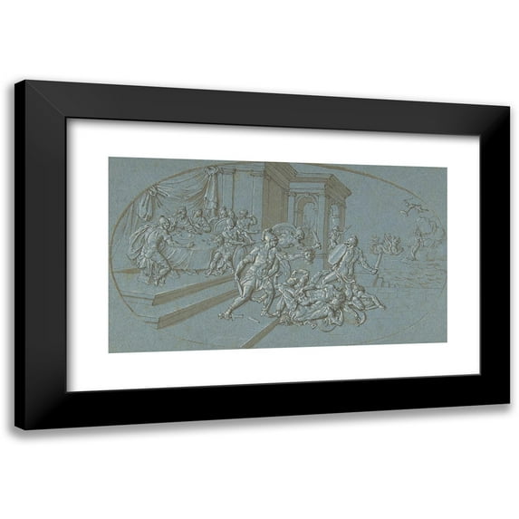 Circle of Bernard Picart 18x12 Black Modern Framed Museum Art Print ...