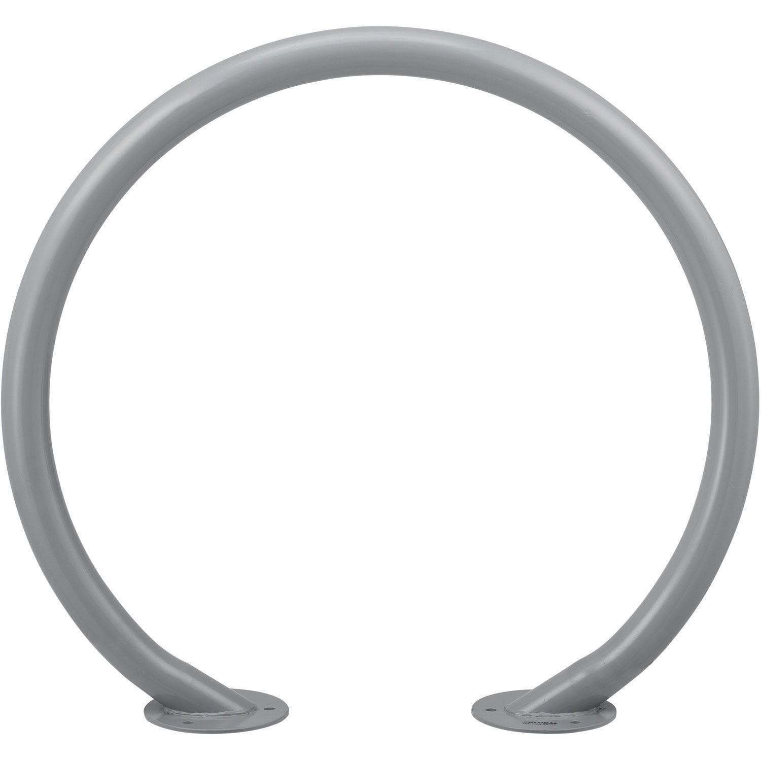 Global Industrial Circle Bike Rack 2 Bike Capacity Flange Mount Gray ...