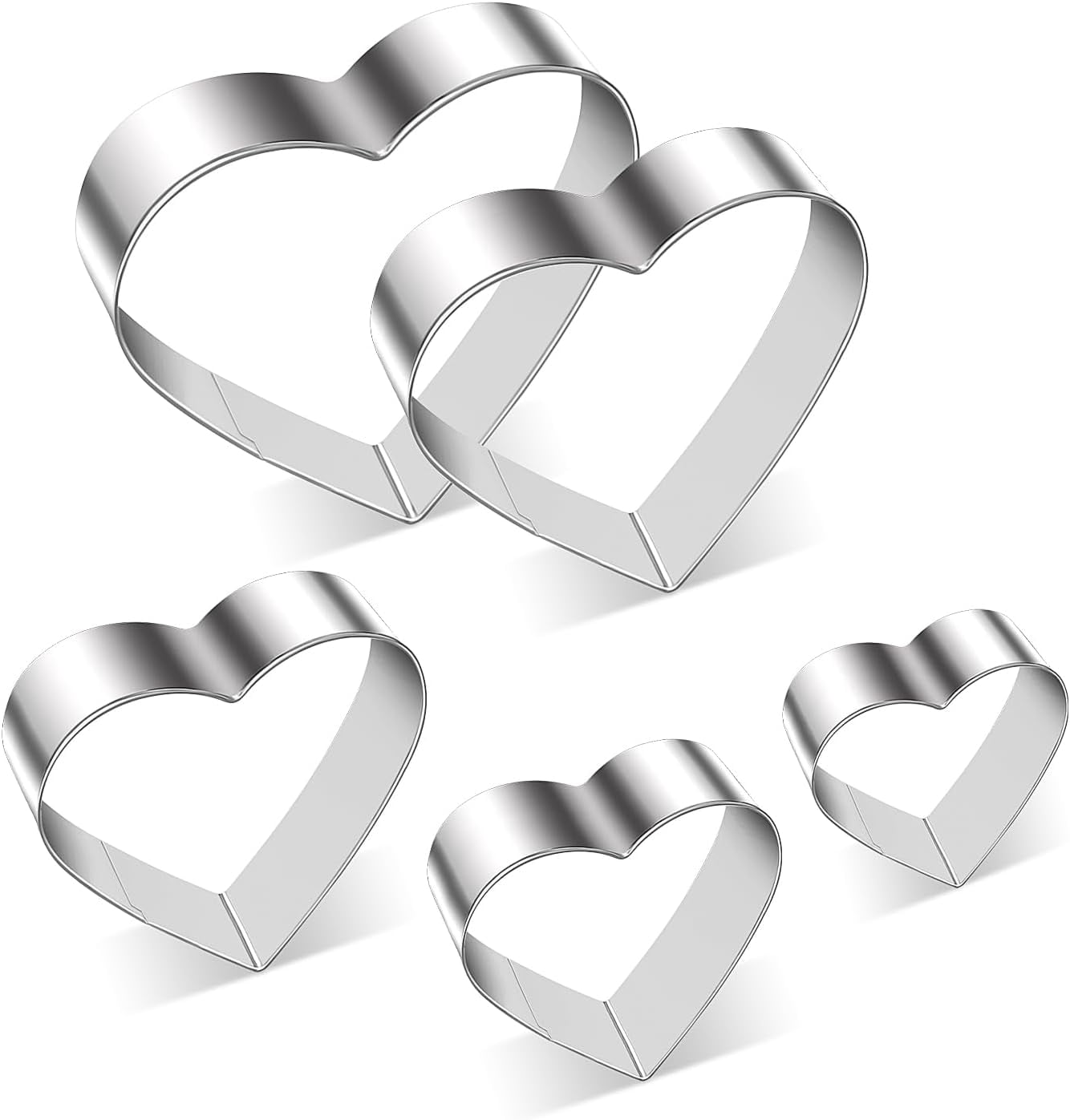 Circle Biscuit Cutter Set –Stainless Steel Baking Supplies for ...