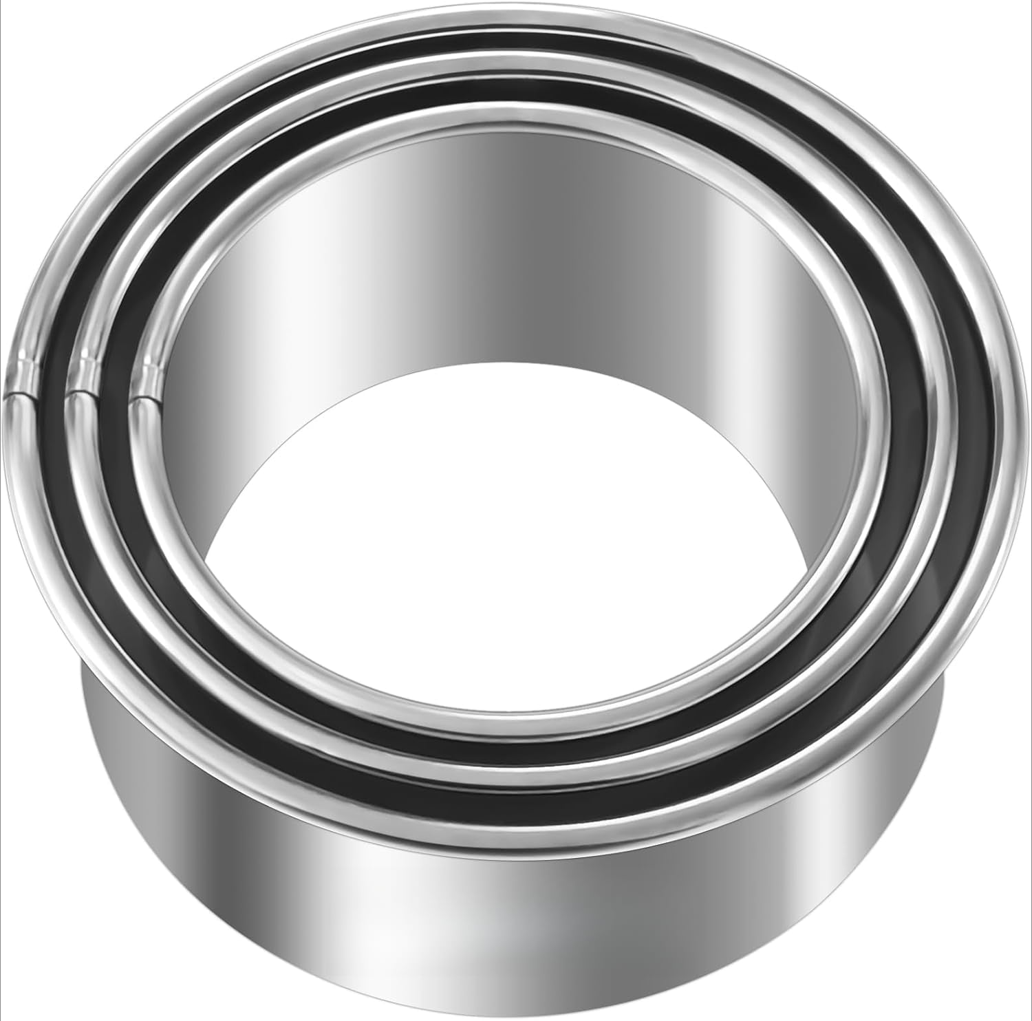 Circle Biscuit Cutter Set –Stainless Steel Baking Supplies for ...