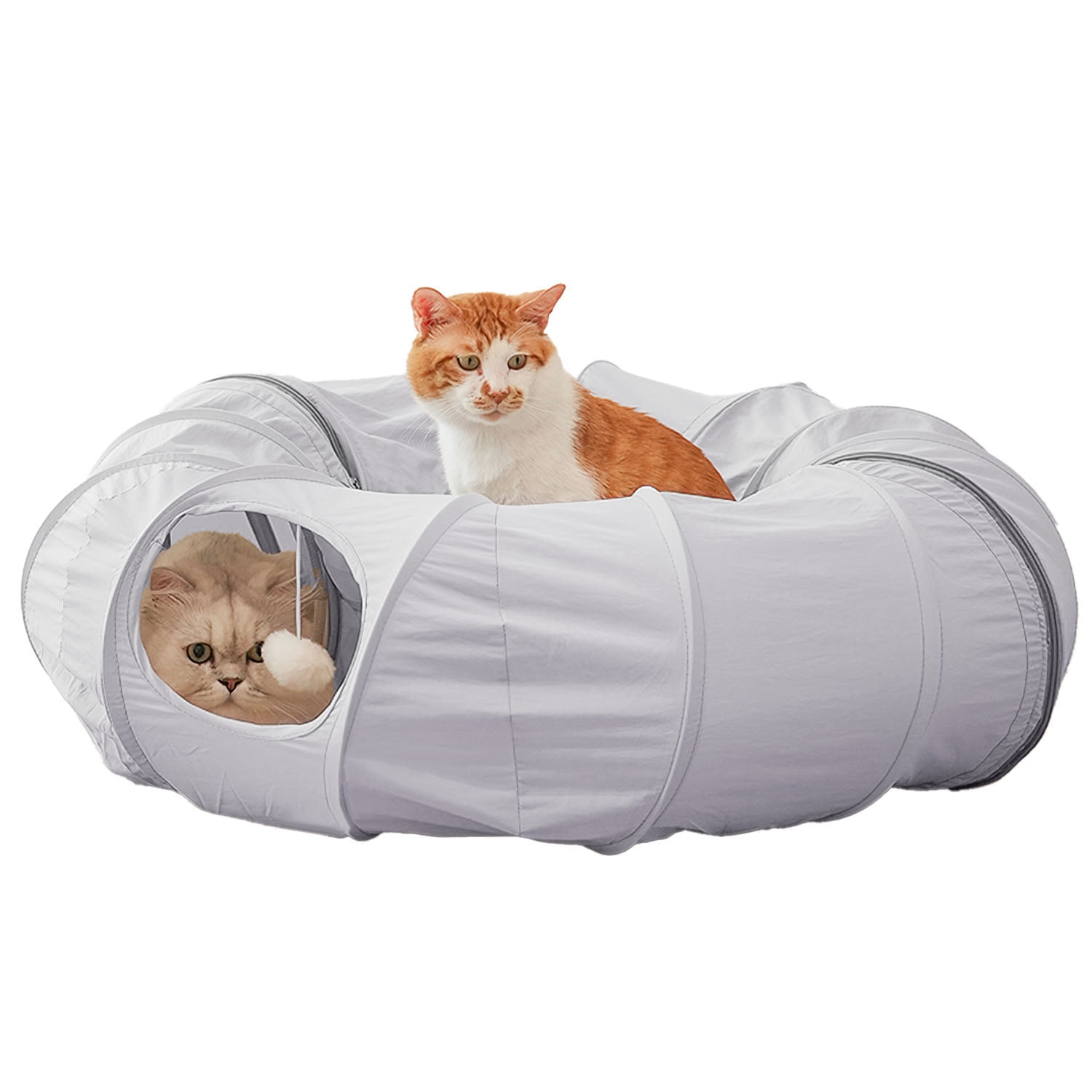 Circle Cat Tunnel, iMounTEK Cat Tunnel Bed with Interactive Hanging ...
