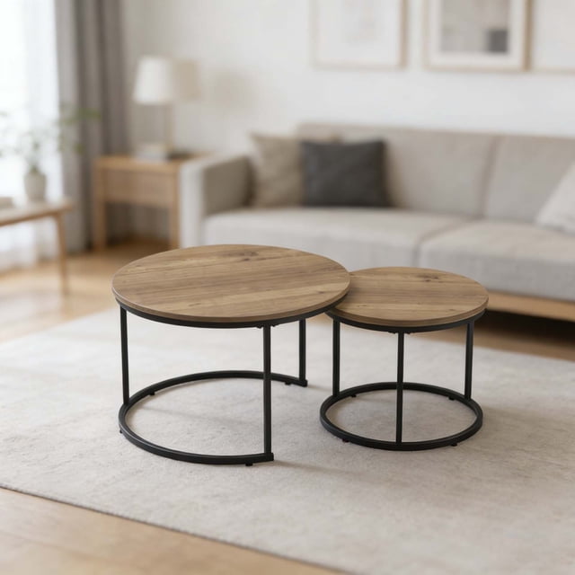 Circle Coffee Tables For Living Room Tea Table For Living Room Mesitas ...