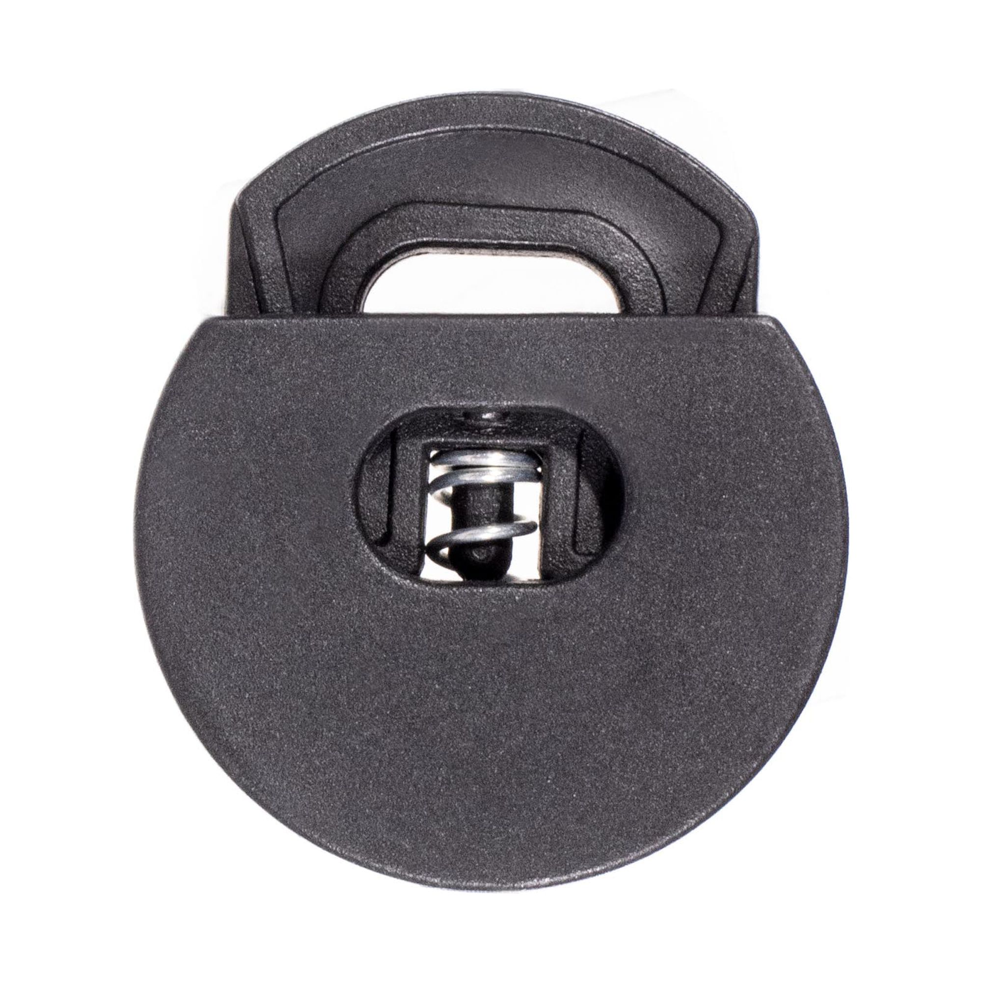 Circle Cord Lock with 6mm Hole by Paracord Planet - Black - Spring ...