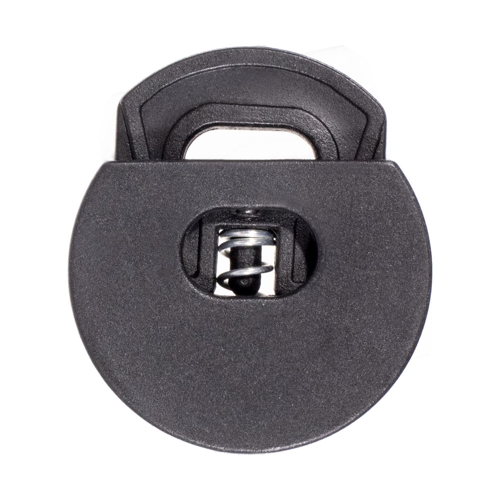 Circle Cord Lock with 6mm Hole by Paracord Planet - Black - Spring ...