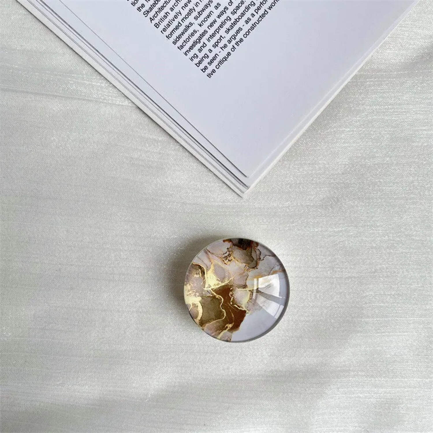 Circle Crystal Ball Finger Ring Holder Stand For iPhone Telephone ...