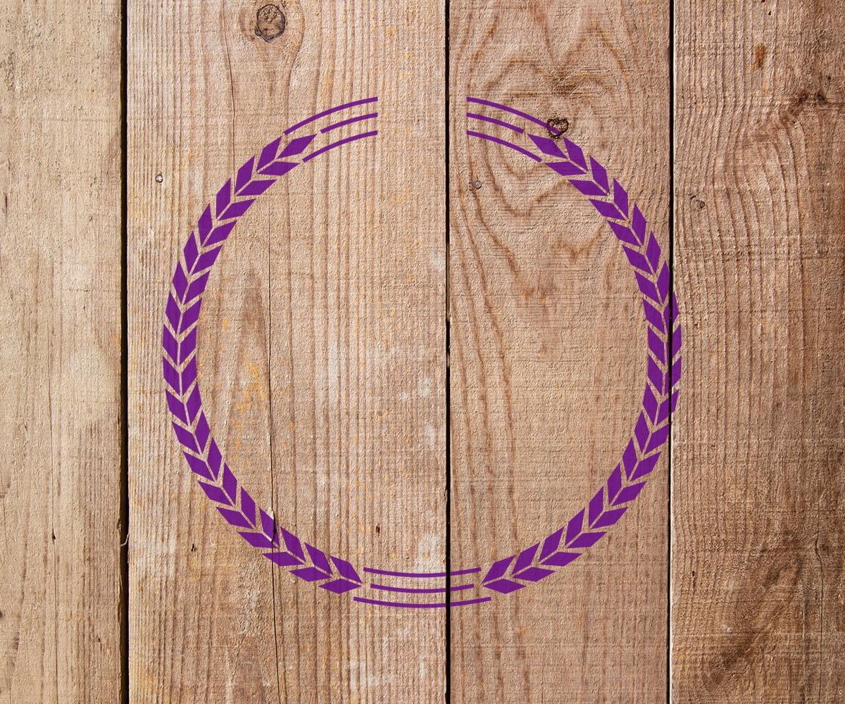 Circle Design Stencil - Art and Wall Stencil (16"x16") - Walmart.com
