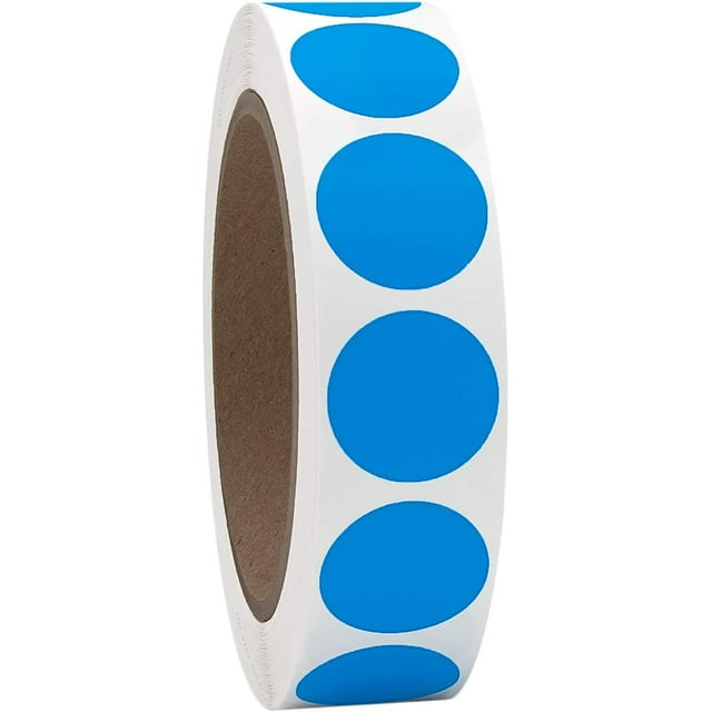 Circle Dot Stickers Color Coding Labels, 3000PCS(6 Rolls,500 Labels ...