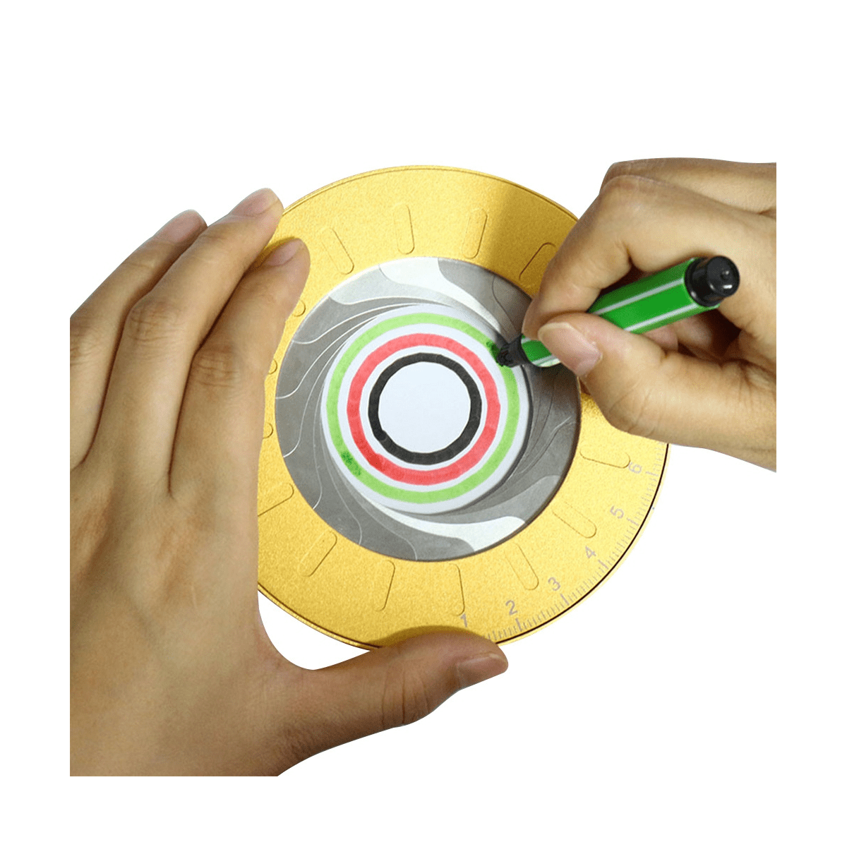 Circle Drawing Tool Adjustable Measuring Drawing Tool Plotting Ruler ...