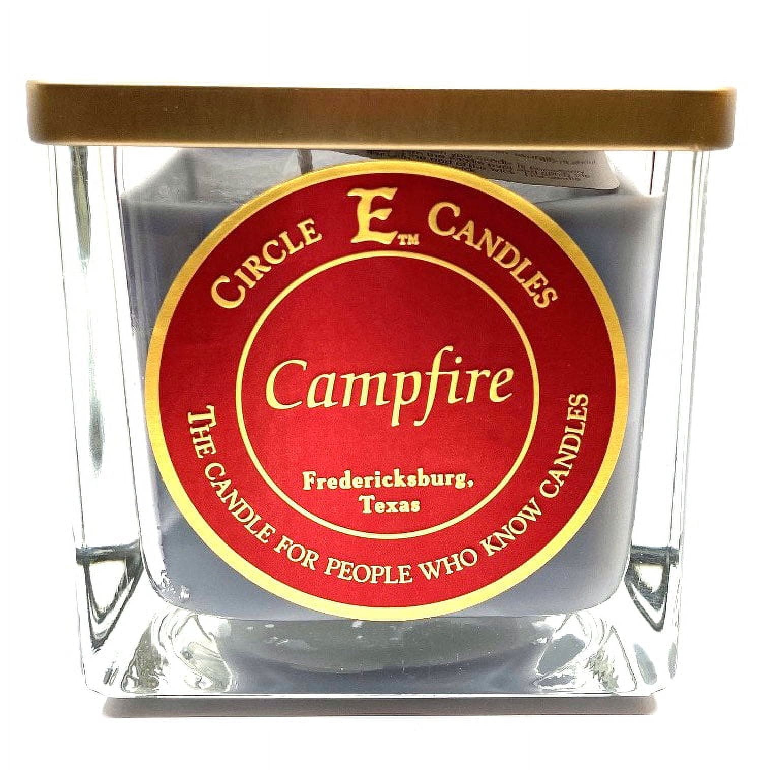 Circle E Candles, Campfire Scent, Large Size Jar Candle, 43oz, 4 Wicks ...