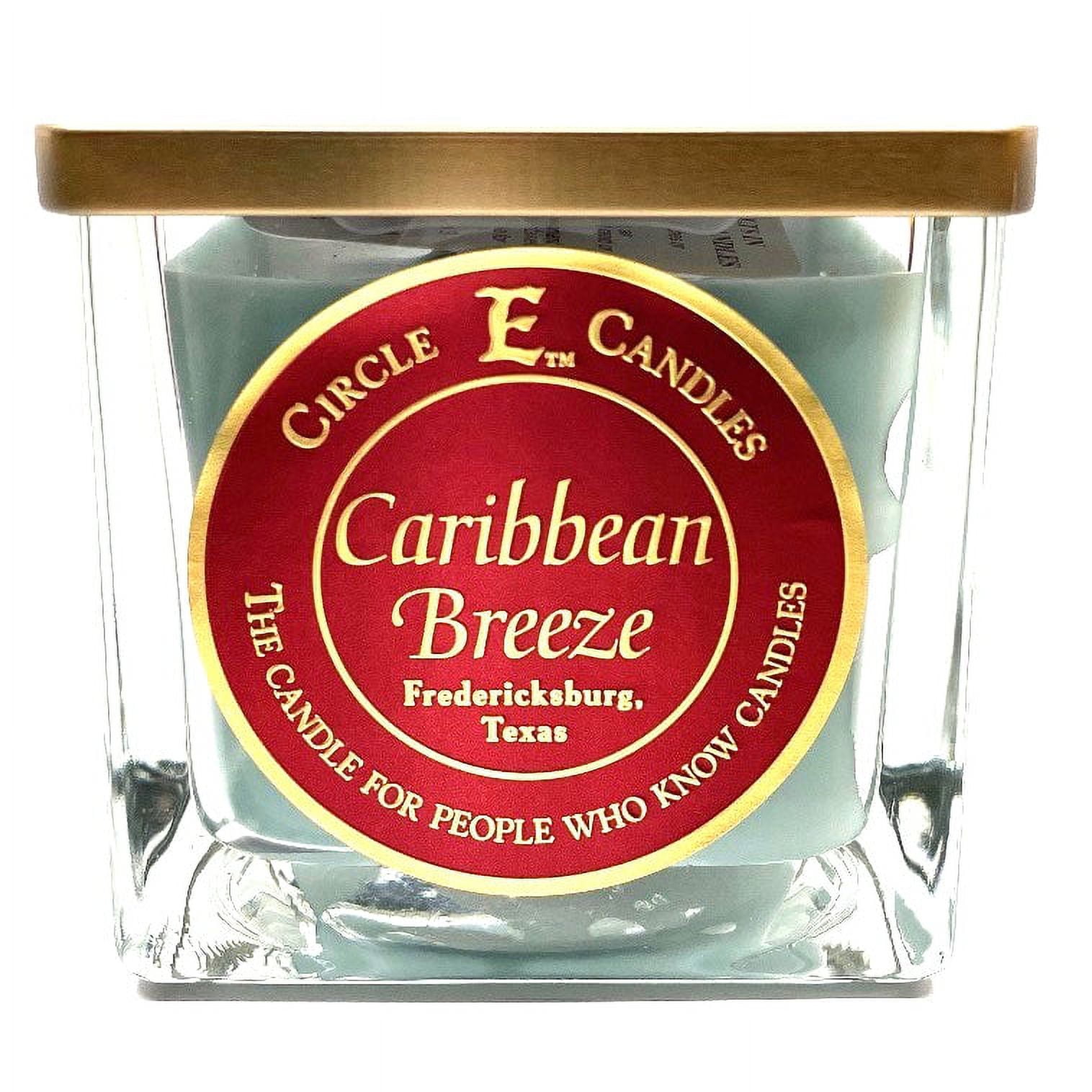 Circle E Candles, Caribbean Breeze Scent, Small Size Jar Candle, 8oz, 1 ...