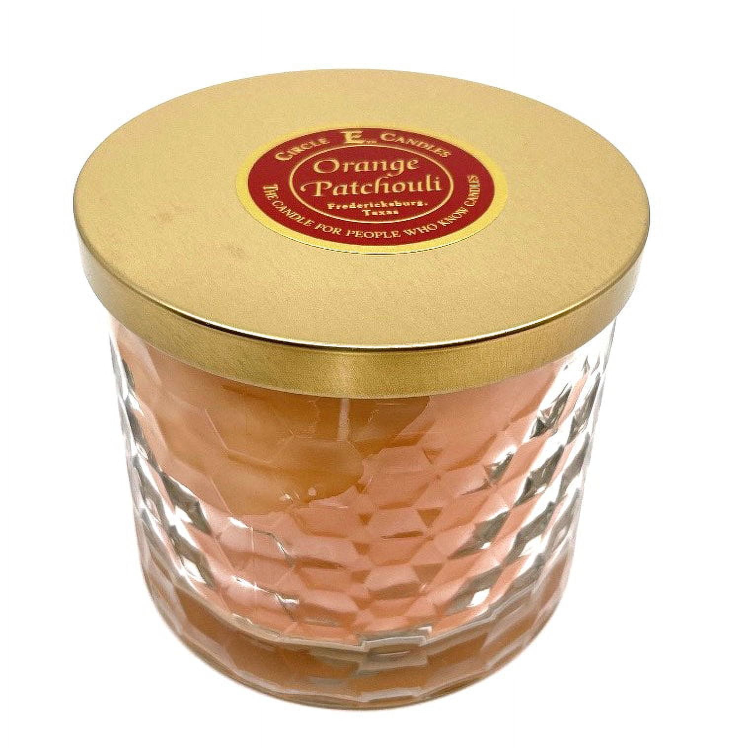 Circle E Candles, Orange Patchouli Scent, Medium Size Jar Candle, 17oz, 2 Wicks - Walmart.com