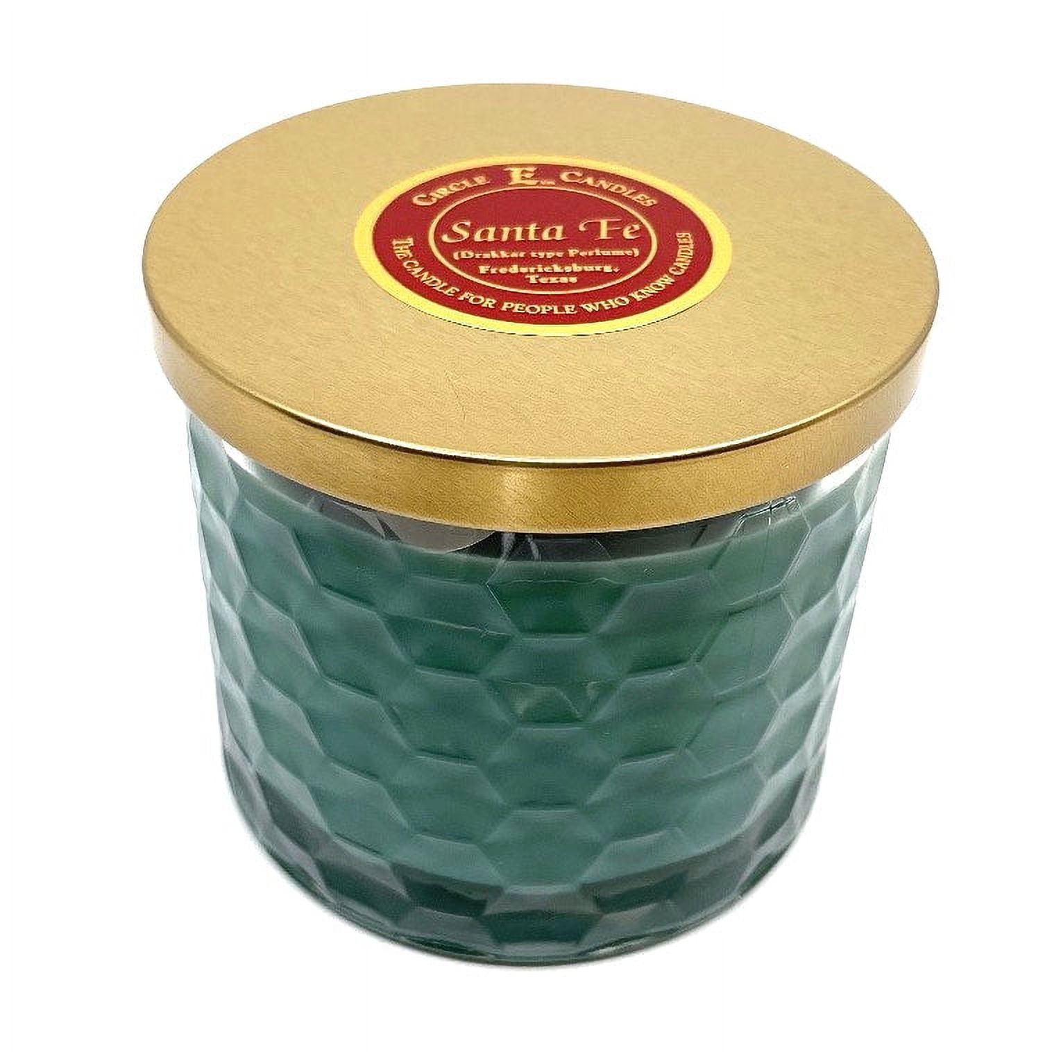 Circle E Candles, Santa Fe Scent, Medium Size Jar Candle, 17oz, 2 Wicks ...