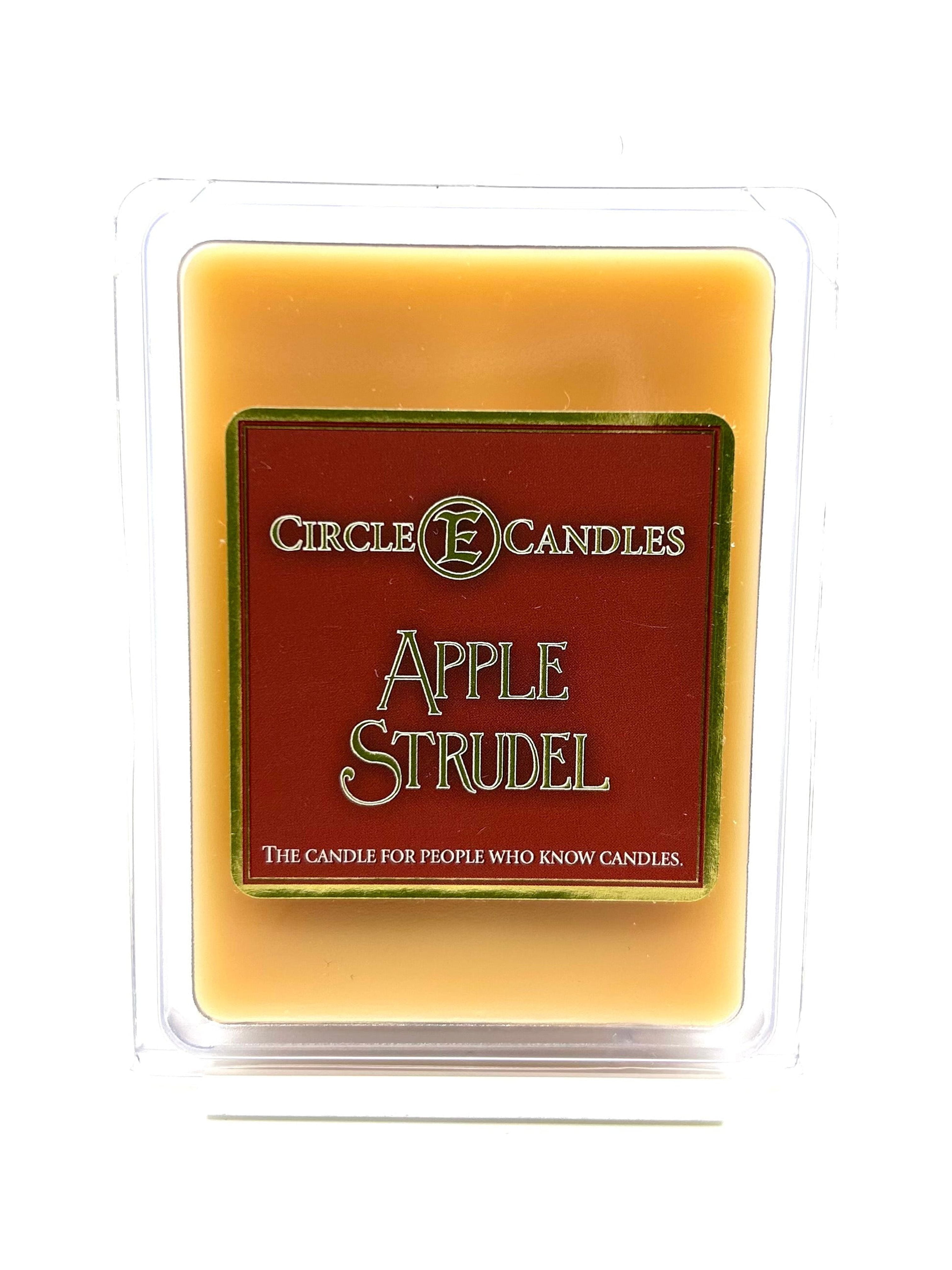Circle E Candles Wax Melt Tart, Apple Strudel Scent, Pack of 6 Tarts ...