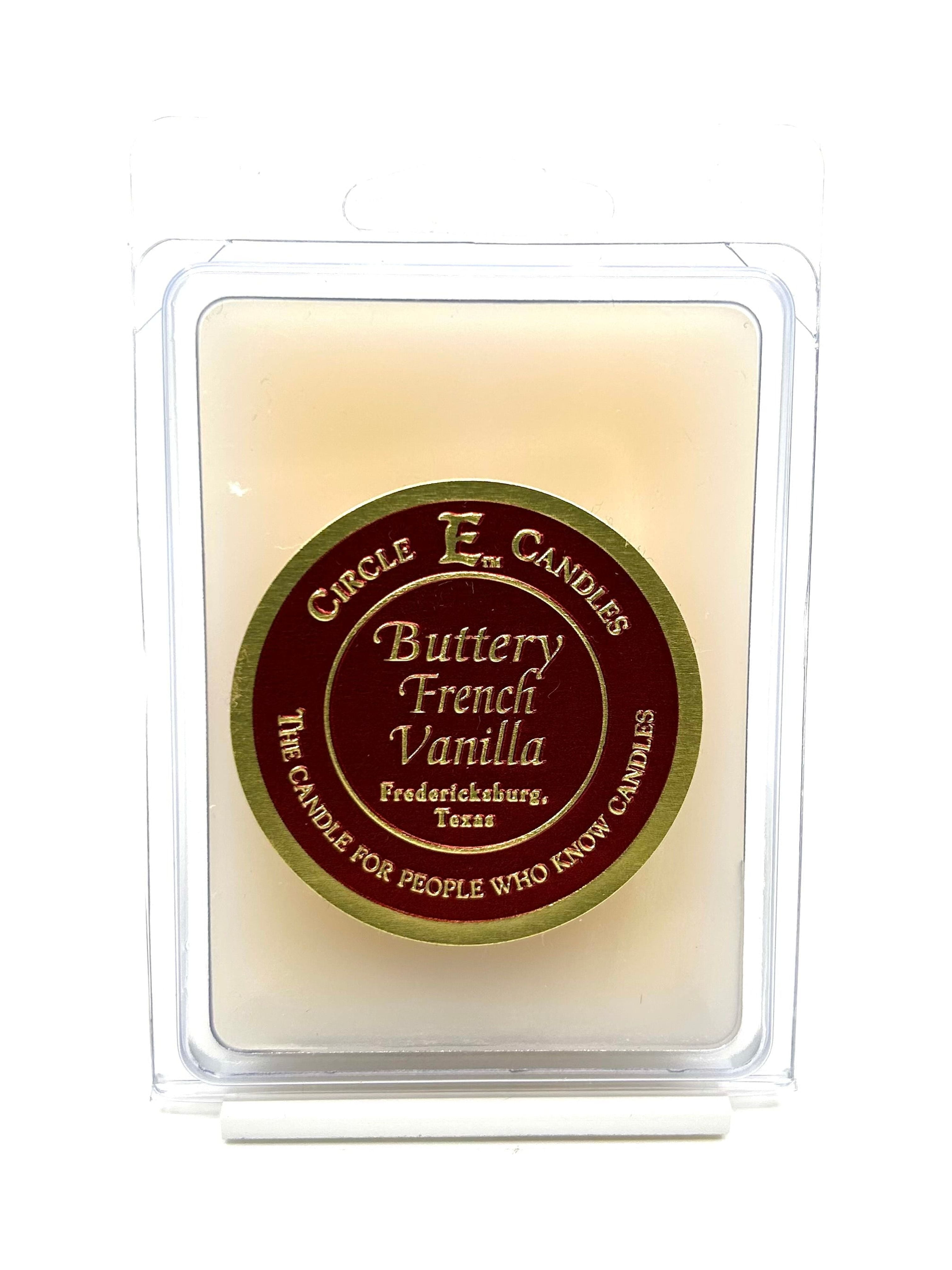 Circle E Candles Wax Melt Tart, Buttery French Vanilla Scent, Pack of 6 ...