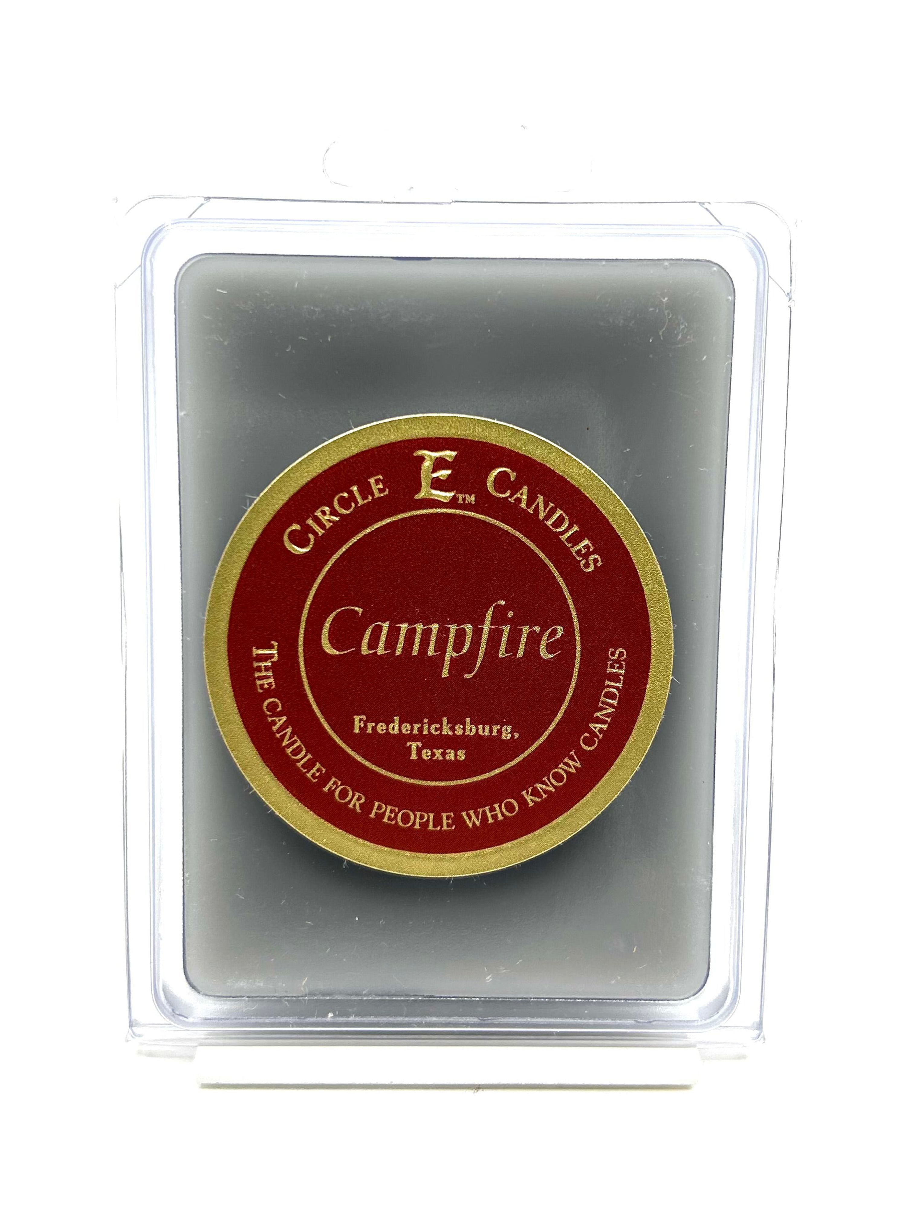Circle E Candles Wax Melt Tart, Campfire Scent, Pack of 6 Tarts, Extra ...