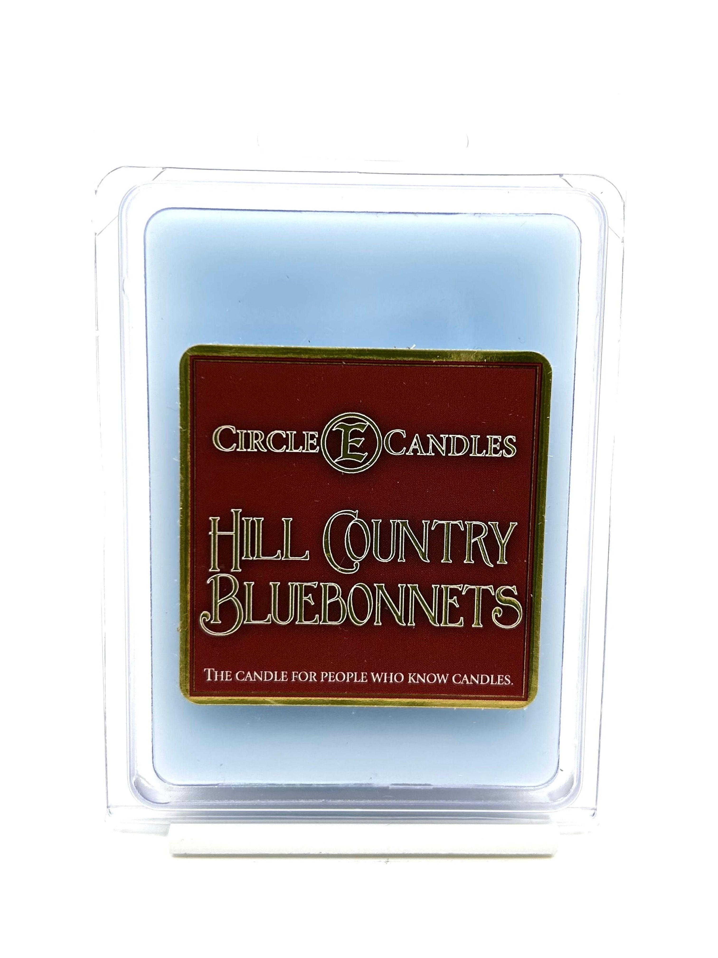 Circle E Candles Wax Melt Tart, Hill Country Bluebonnets Scent, Pack of ...