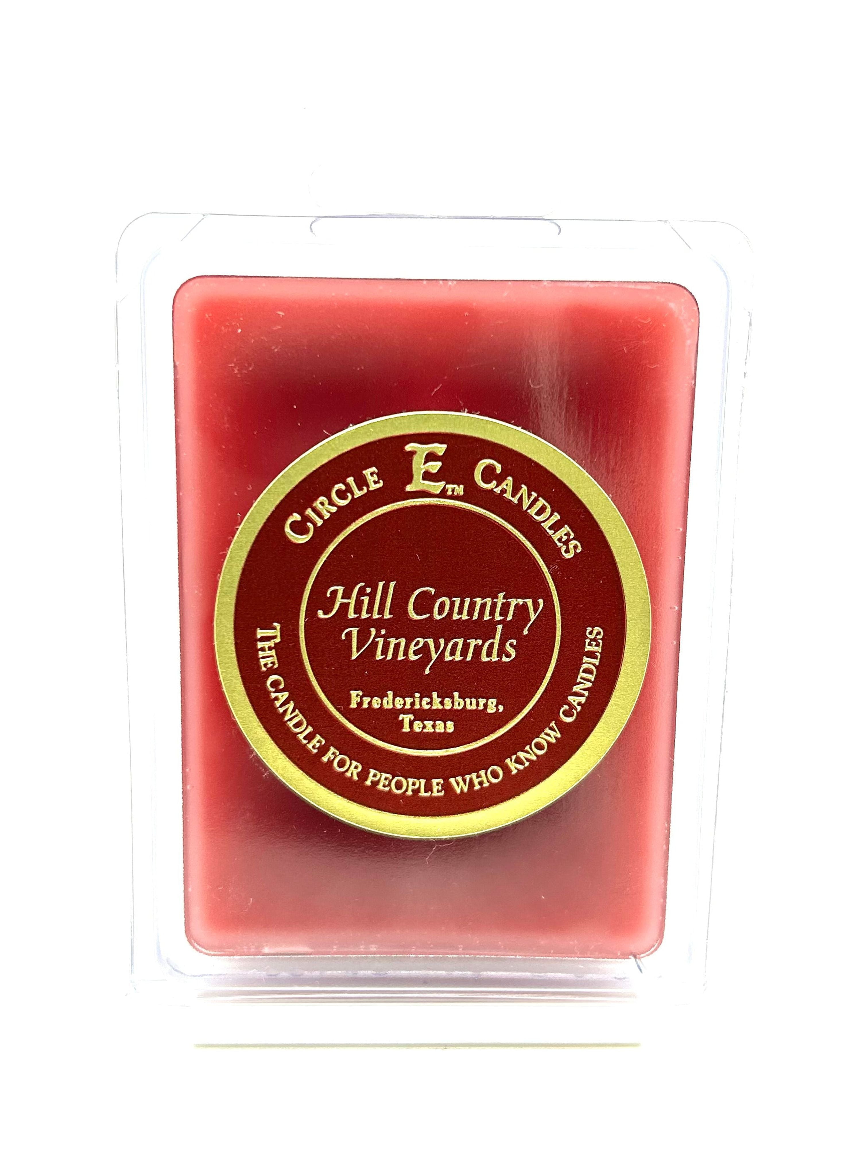 Circle E Candles Wax Melt Tart, Hill Country Vineyards Scent, Pack of 6 ...