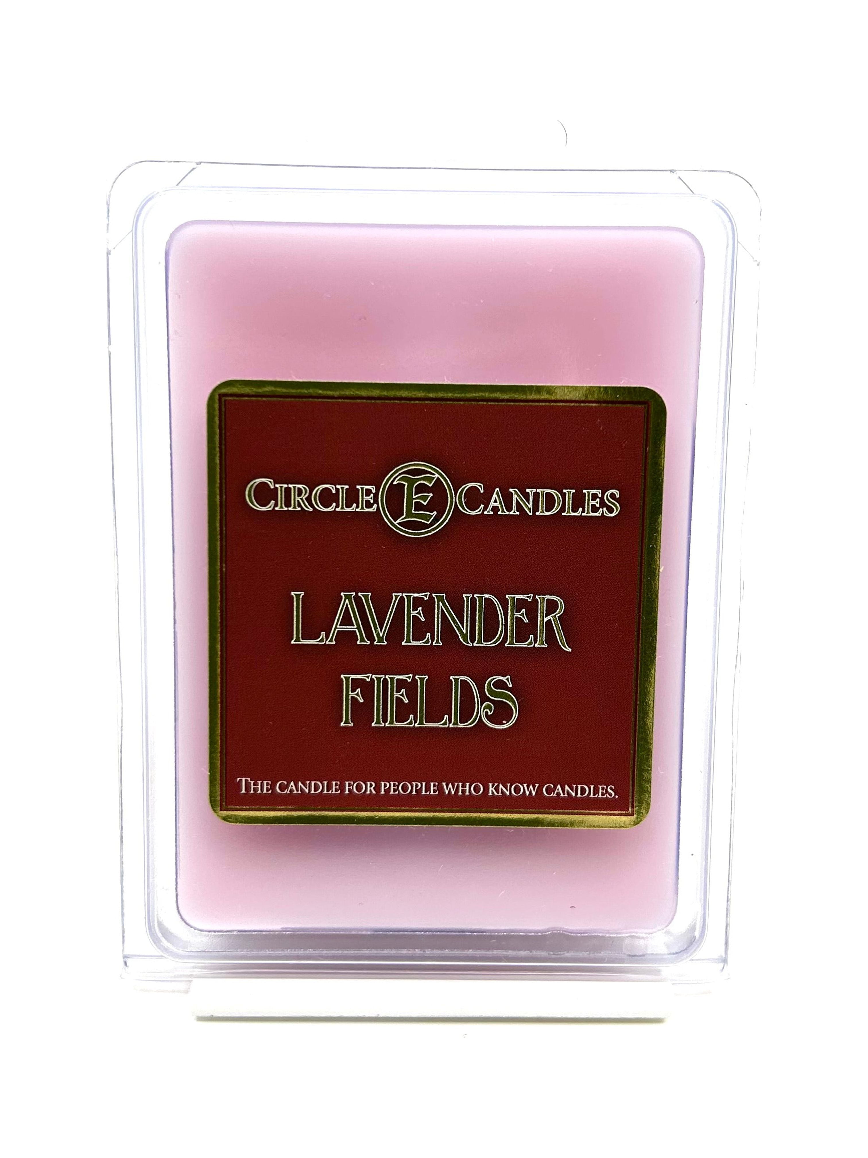 Circle E Candles Wax Melt Tart, Lavender Fields Scent, Pack of 6 Tarts ...