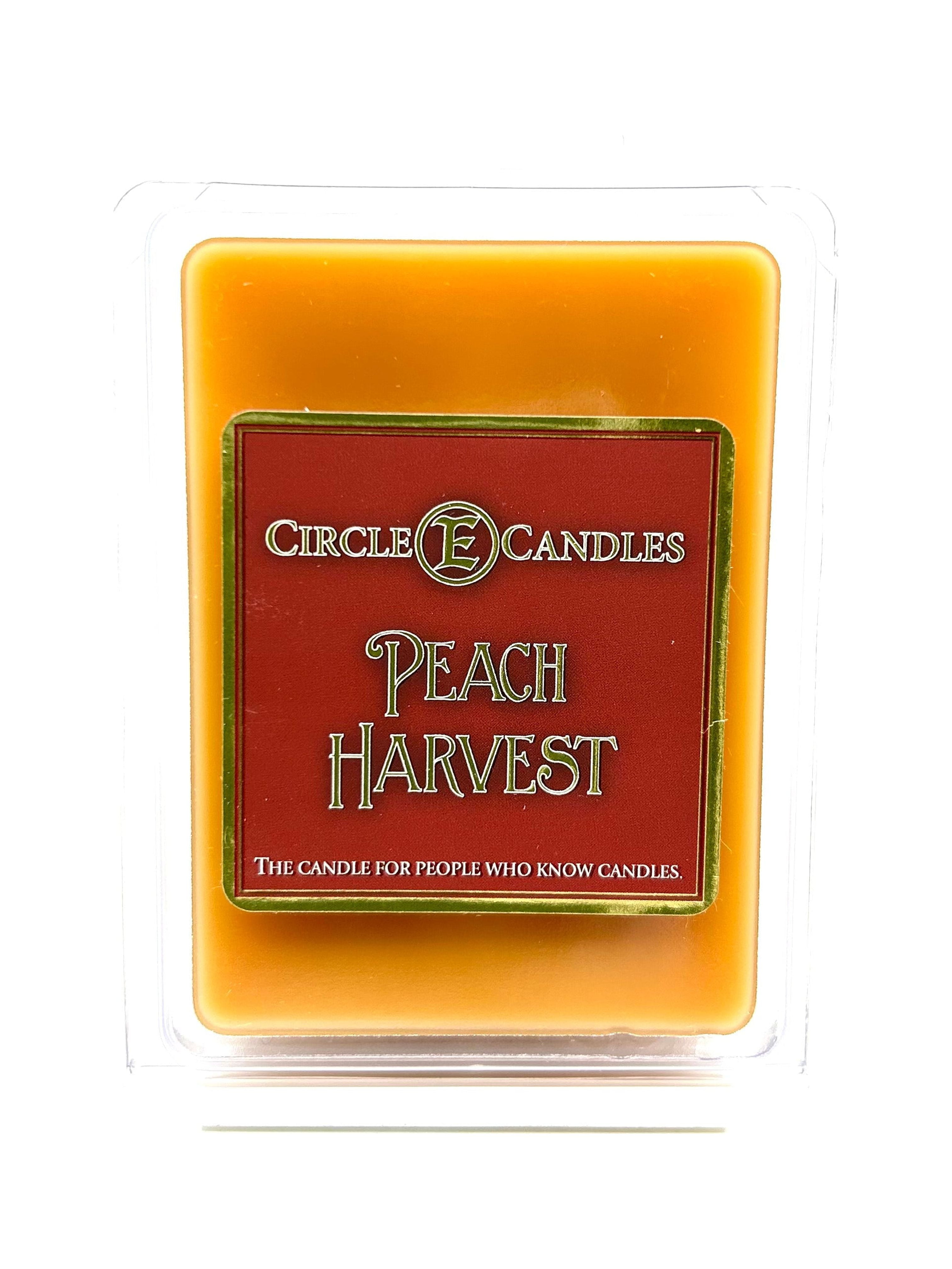 Circle E Candles Wax Melt Tart, Peach Harvest Scent, Pack of 6 Tarts ...