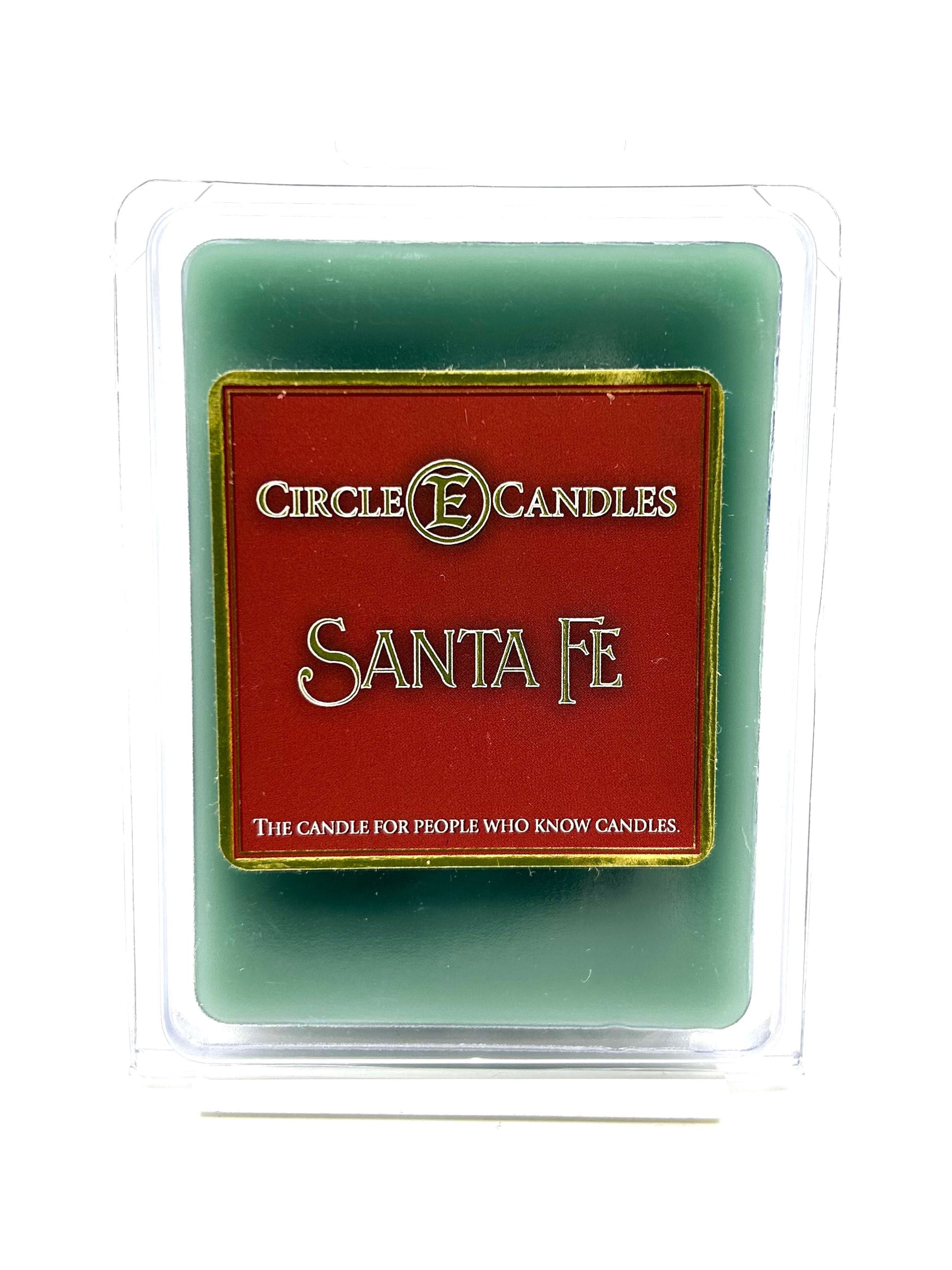 Circle E Candles Wax Melt Tart, Santa Fe Scent, Pack of 6 Tarts, Extra ...
