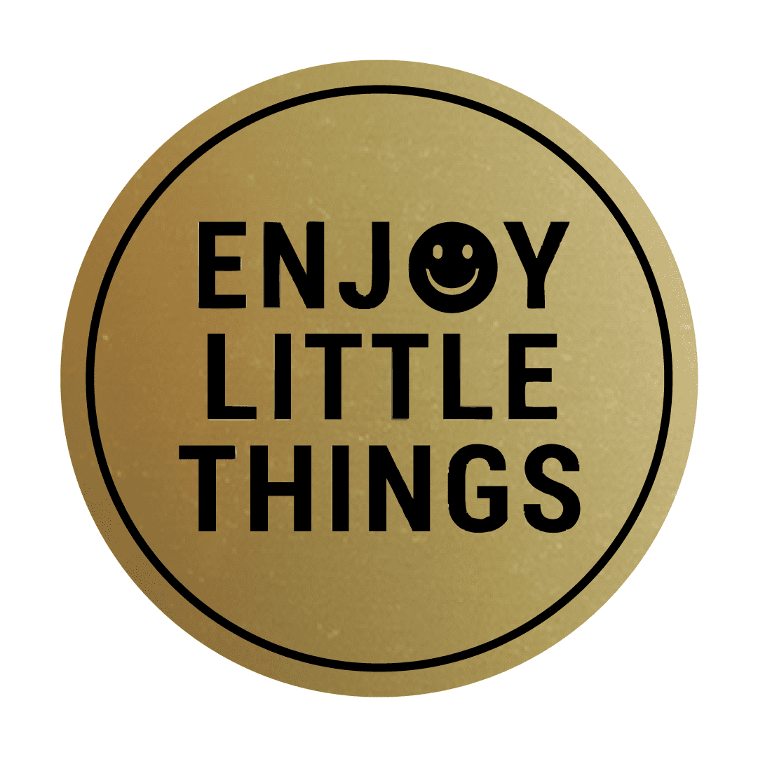 Circle Enjoy Little Things Sign (Brushed Gold) - Small - Walmart.com