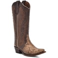 Circle G Women's Exotic Python Studded Western Boot Snip Toe - L6045 11 ...