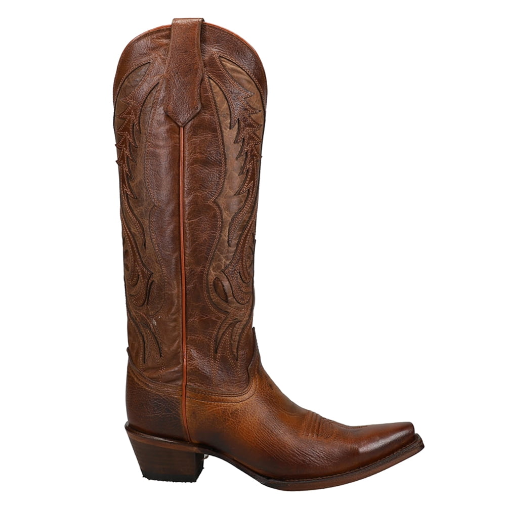 Circle G Women's Inlay Tall Western Boot Snip Toe - L6085 10 M US ...