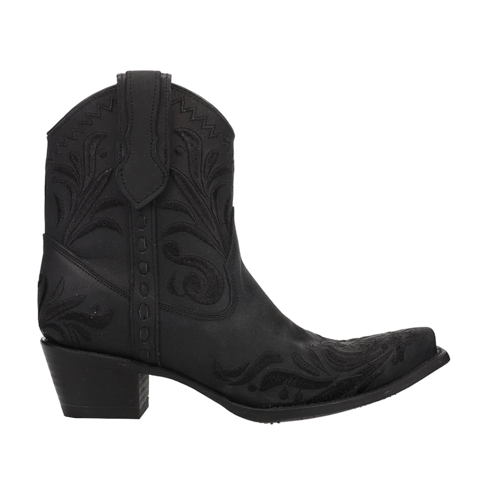 Circle G by Corral Womens Embroidered Snip Toe Zippered Cowboy Ankle ...