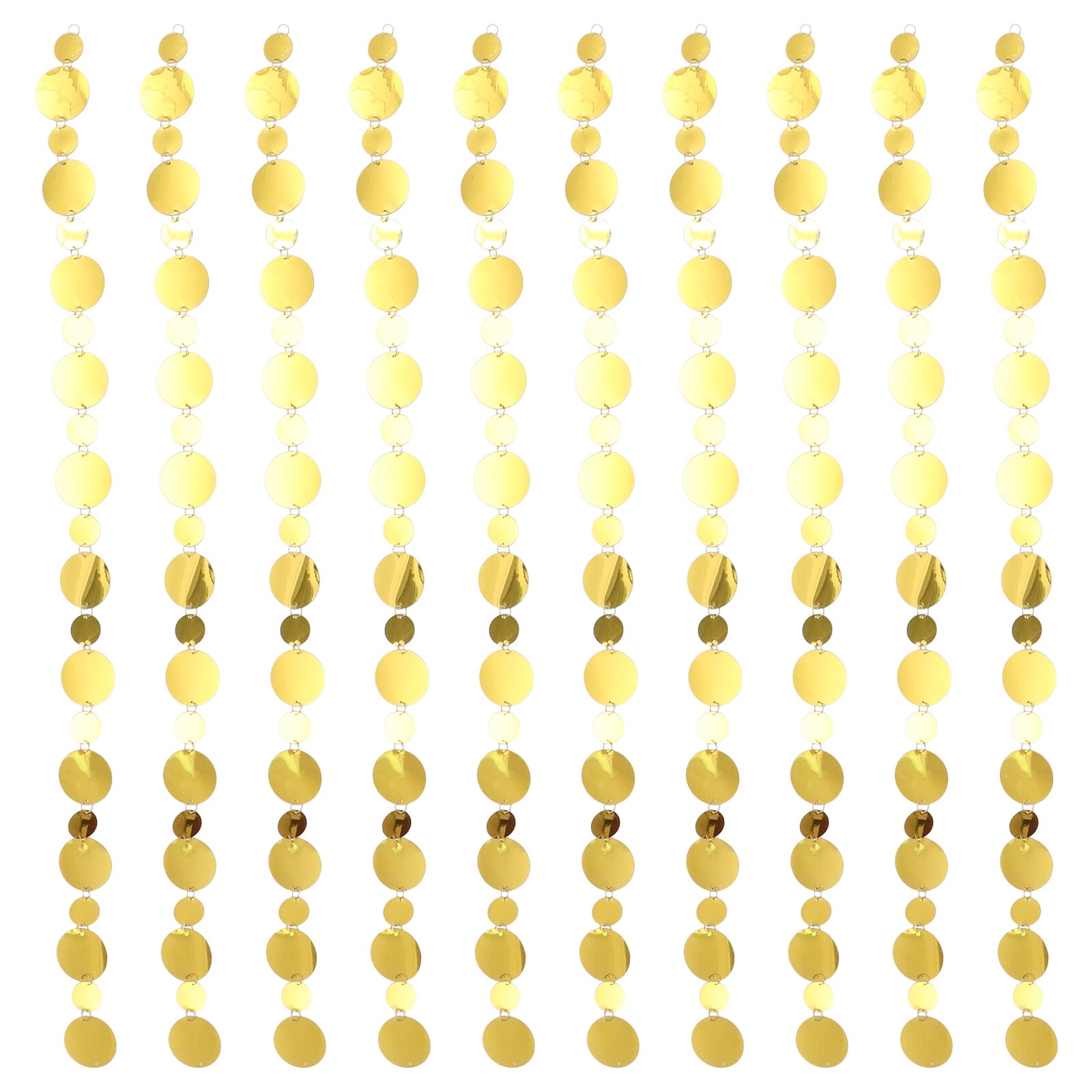 Circle Garland Hanging Streamer Banner Backdrop Streamers Dot Curtain ...