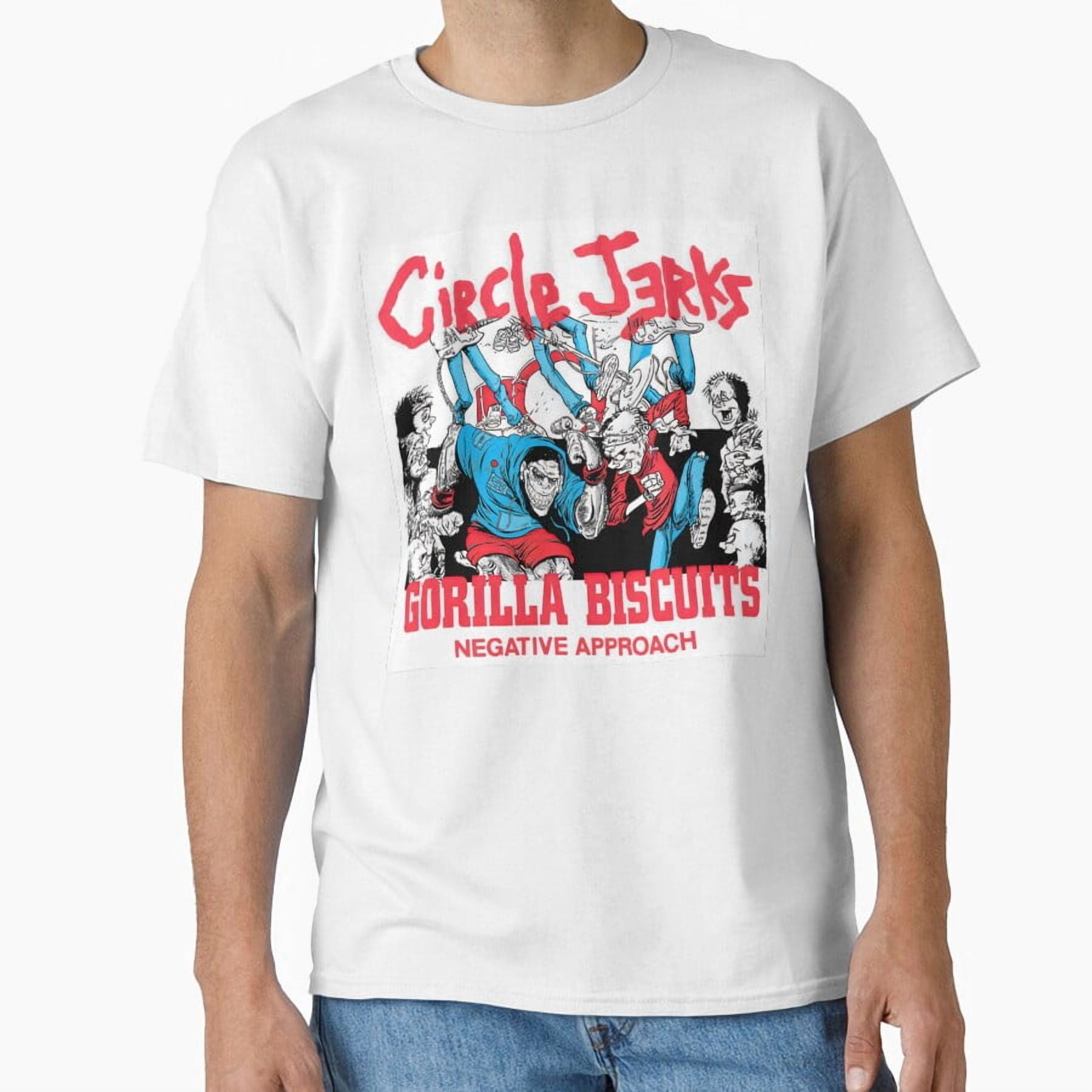 Circle Gorilla Jerks Tour Iseng Punk Band T-Shirt - Walmart.com
