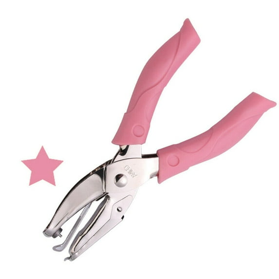 Circle/Heart/Star Shaped Metal Hole Punch pliers Soft Grip Paper Hand ...