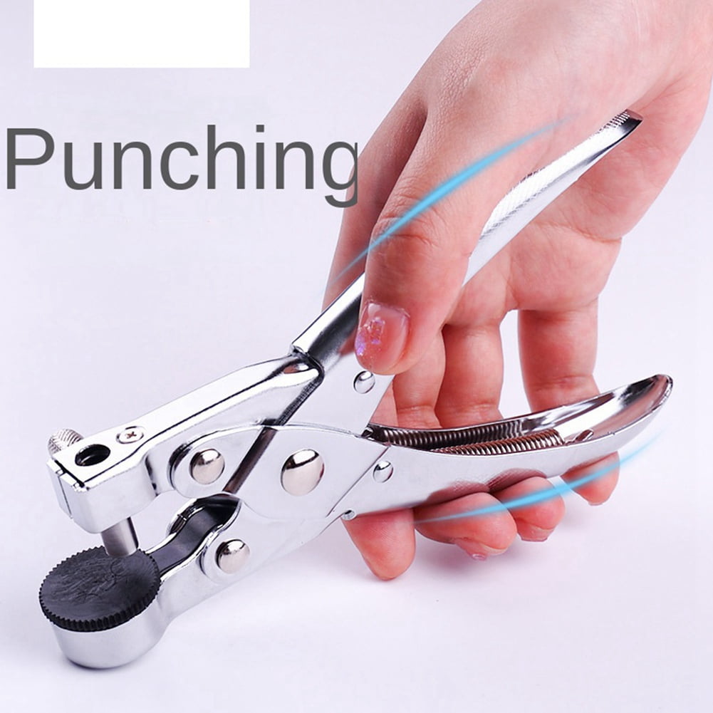 Circle Hole Puncher 7mm Hand-Held Round Punch for Sofe Plastic Bag OPP PE Thin Cloth,Plastic ...