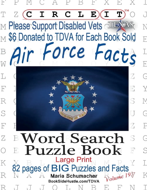 Circle It, Air Force Facts, Word Search, Puzzle Book, (Paperback ...