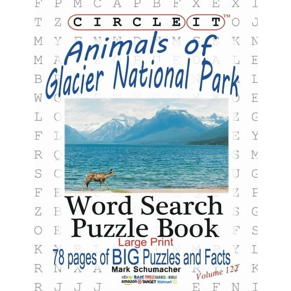 Yellowstone National Park Word Search Large Print Puzzle Book (National ...