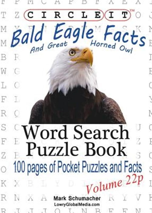 Pre-Owned Circle It, Bald Eagle and Great Horned Owl Facts, Pocket Size ...