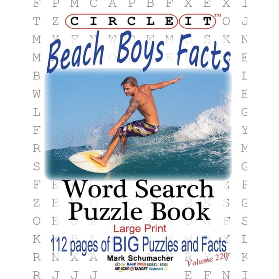 Circle It, Beach Boys Facts, Word Search, Puzzle Book, (Paperback ...