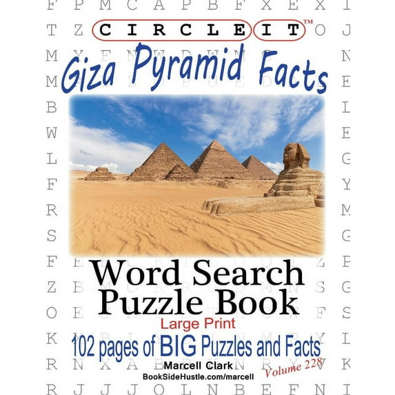 Circle It, Giza Pyramid Facts, Word Search, Puzzle Book, (Paperback ...