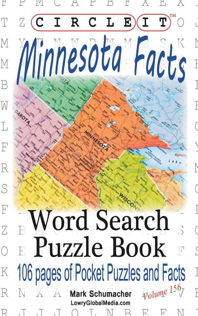 Circle It, Minnesota Facts, Word Search, Puzzle Book, (Paperback ...
