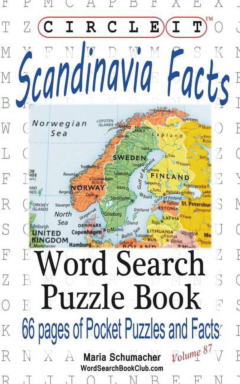 Circle It, Scandinavia Facts, Word Search, Puzzle Book (Paperback ...